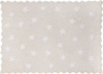 Dywan herbatnik beżowy w białe gwiazdki - Dywany - Dywany - Sklep on ...